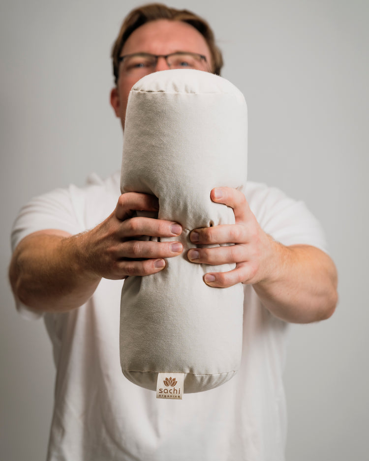 Organic Buckwheat Neck Pillow for Firm Support and Natural Comfort